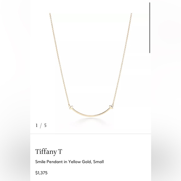 Tiffany & Co. | Jewelry | Tiffany T Smile Necklace | Poshmark
